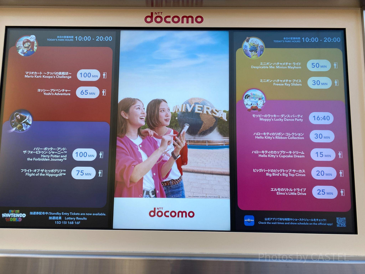 USJ2月の混雑状況／待ち時間| キャステル | CASTEL ディズニー情報