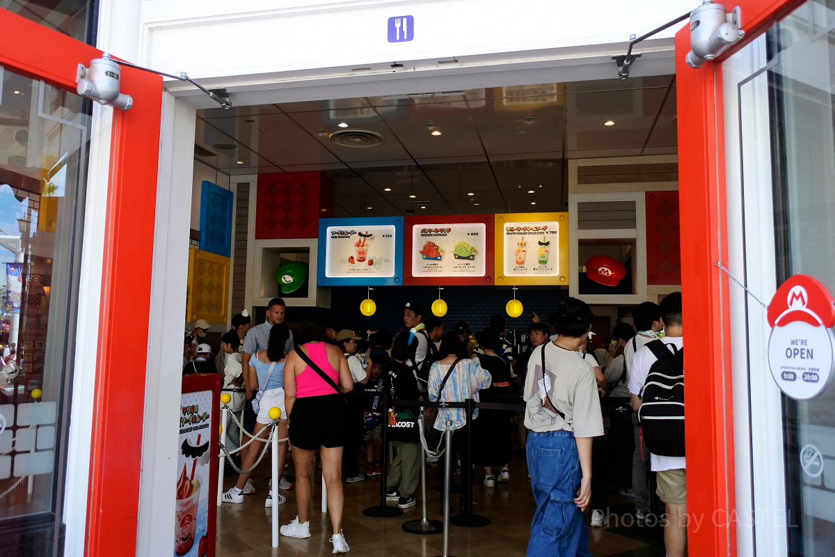 USJ8月の混雑状況／マリオカフェ&ストア| キャステル | CASTEL ディズニー情報