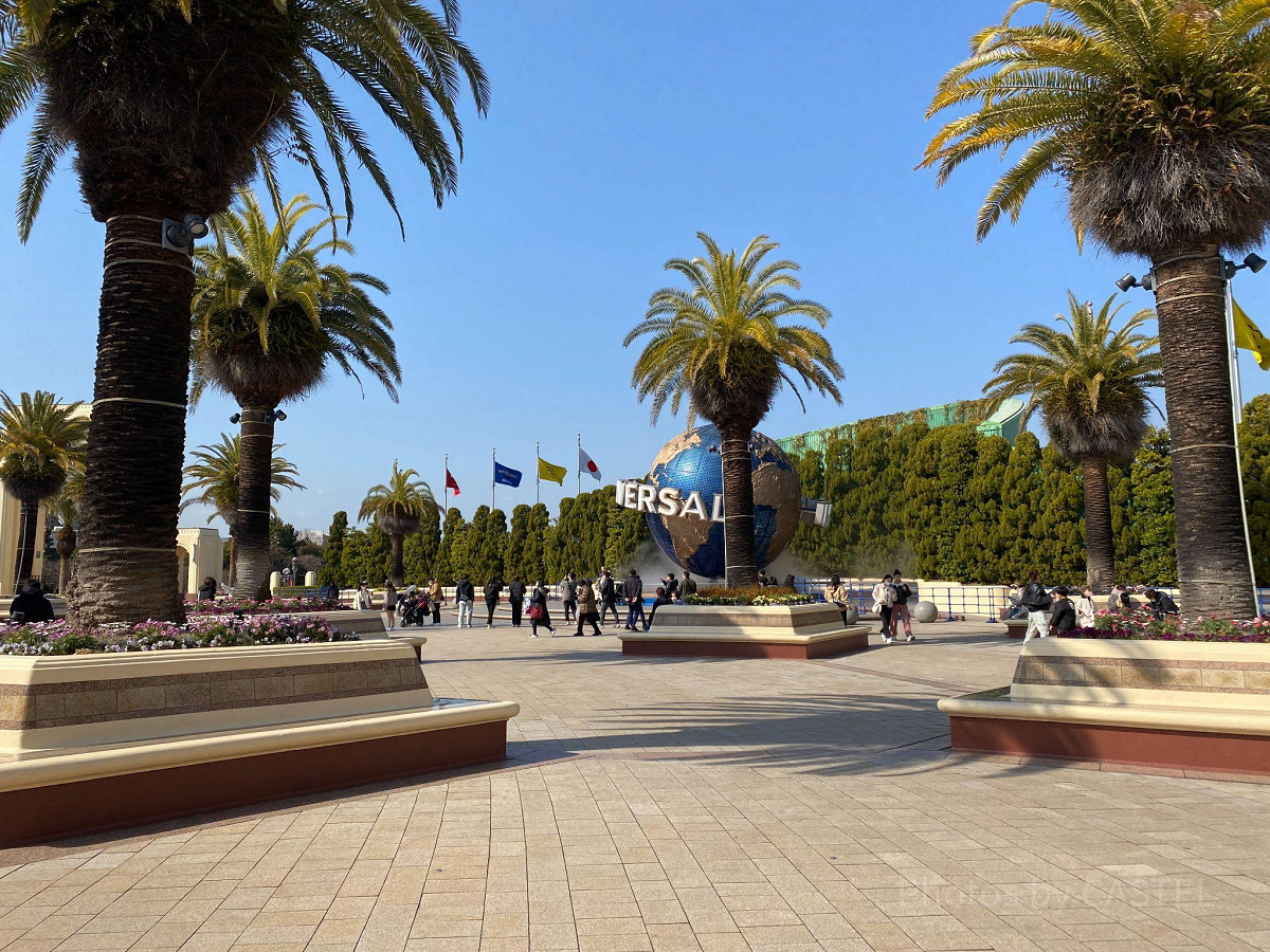 USJ2月の混雑状況／エントランス| キャステル | CASTEL ディズニー情報