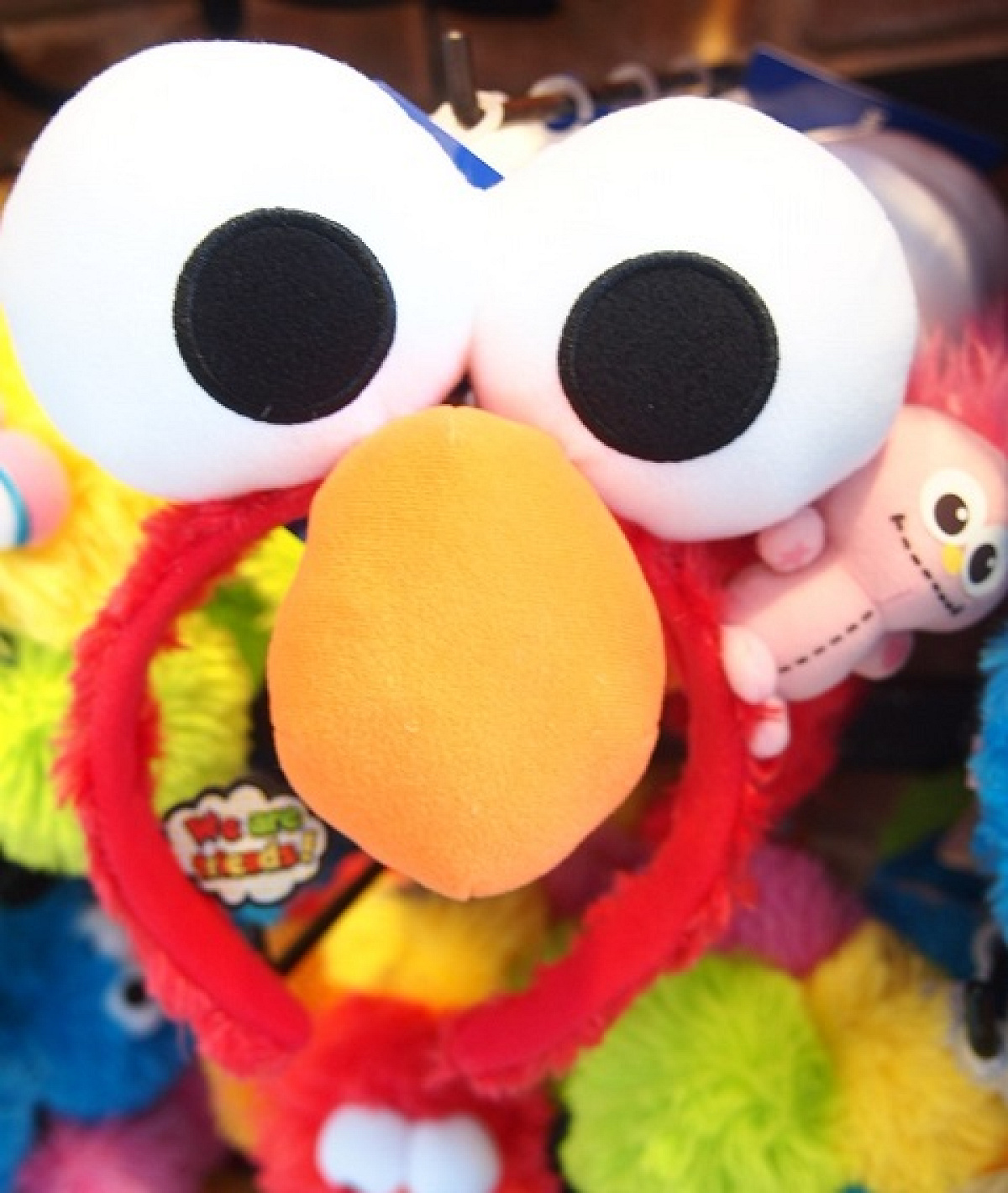 BIG目玉エルモ＆ミニモッピーカチューシャ| キャステル | CASTEL ディズニー情報